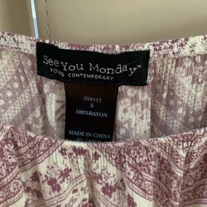 See You Monday | Pants & Jumpsuits | See You Monday Lace Detail Romper ...